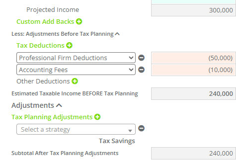 How to create a Professional Firm Profit (PFP) Tax Advice Report